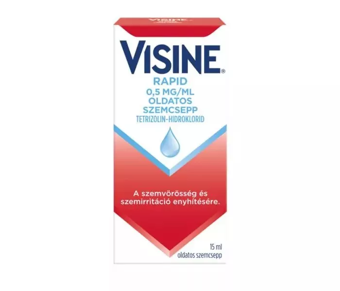 VISINE RAPID 0,5 mg/ml oldatos szemcsepp 15 ml - Medicinanet
