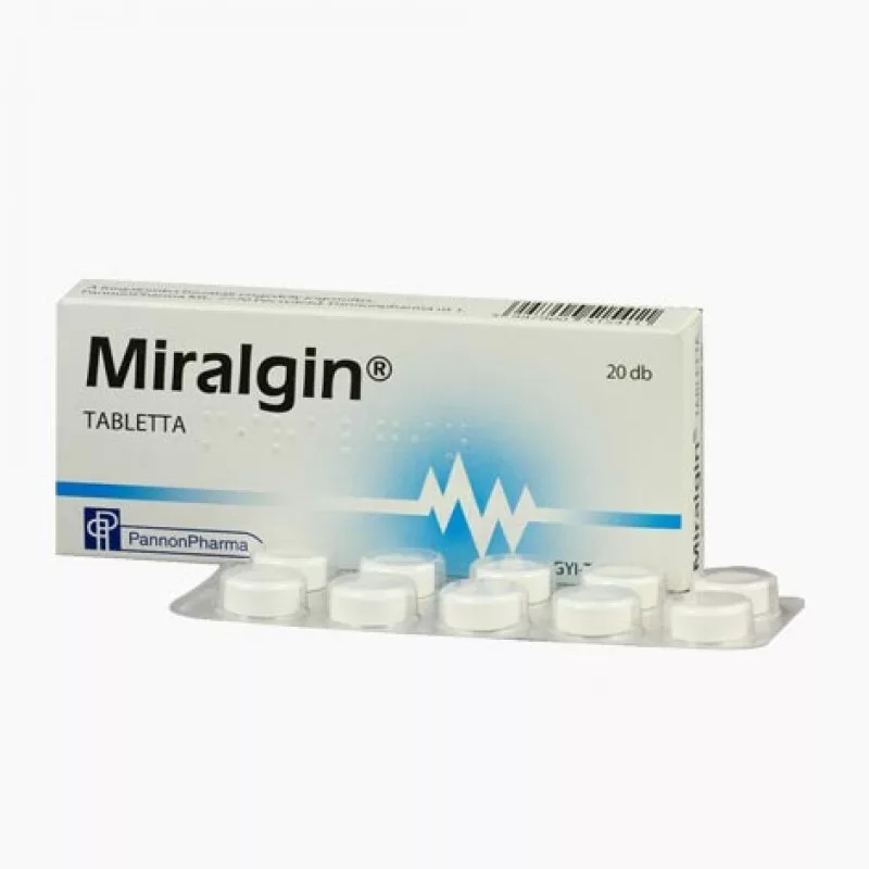 MIRALGIN tabletta 20 db - Medicinanet.hu gyógyszertári webár