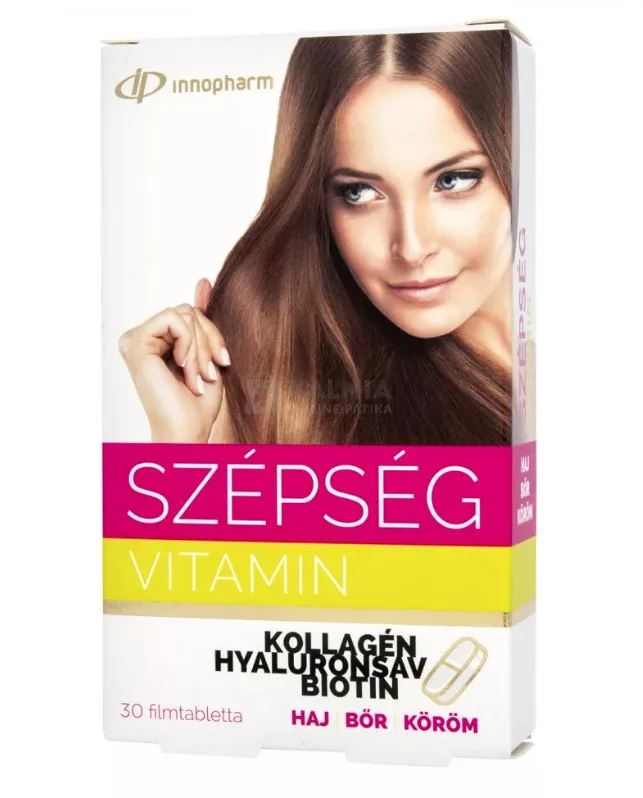 INNOPHARM SZÉPSÉGVITAMIN filmtabletta kollagénnel, hyalurons