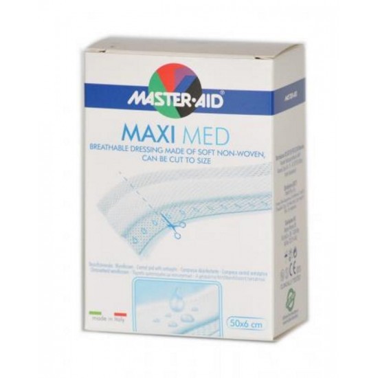 MASTER-AID MAXI MED 50 x 6 cm vágható sebtapasz 1 db - Medic