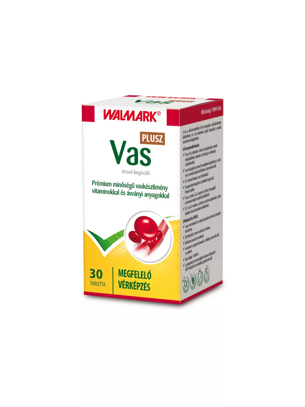 WALMARK VAS PLUS tabletta 30 db - Medicinanet.hu gyógyszertá